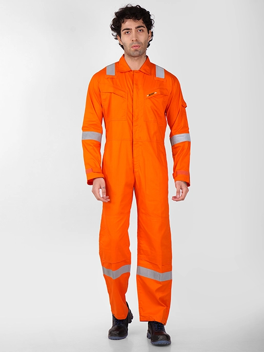 GR 100 - Cotton Coverall with Reflective Tape