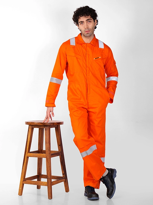 GR 100 - Cotton Coverall with Reflective Tape