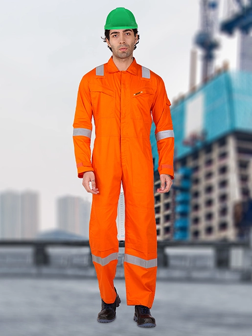 GR 100 - Cotton Coverall with Reflective Tape